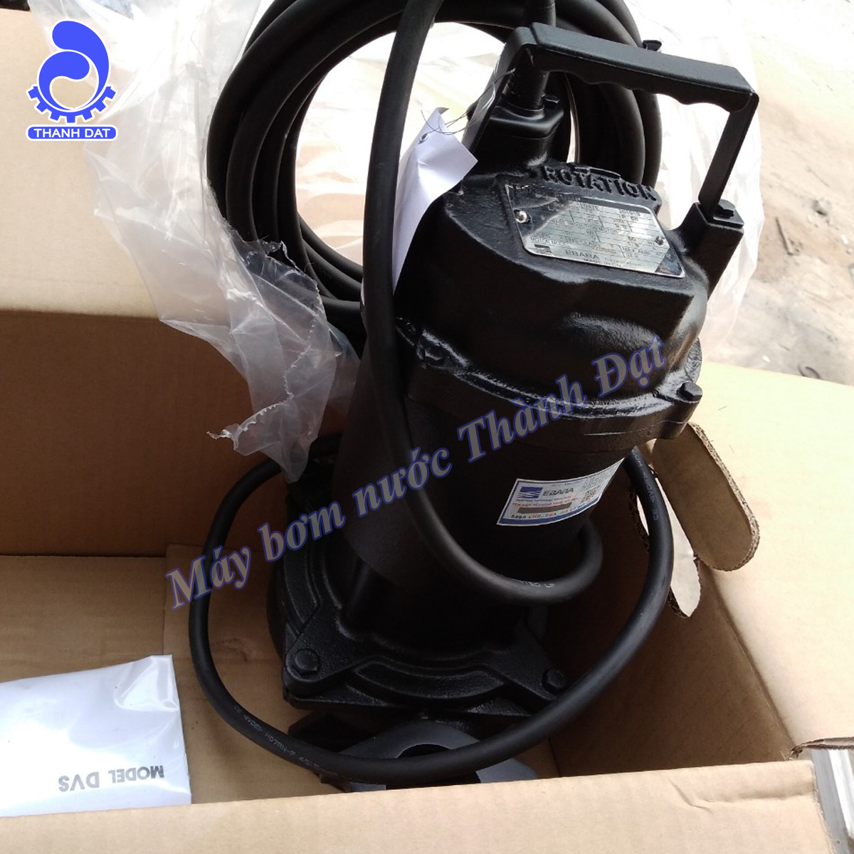 Máy bơm nước thải Ebara DVS | Báo giá máy bơm nước thải Ebara DVS